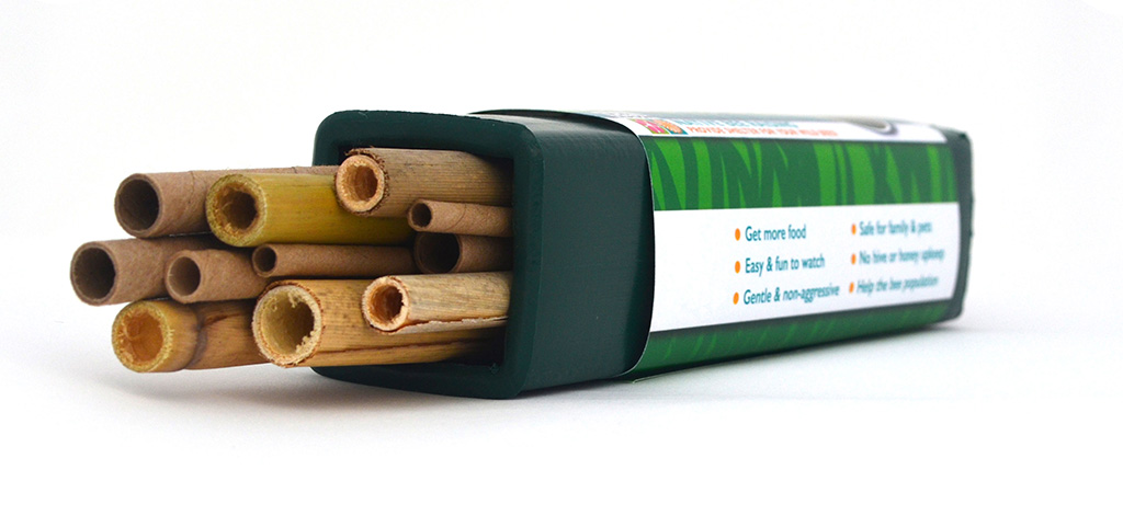 Native Bee House with Tubes | Prairie Moon Nursery